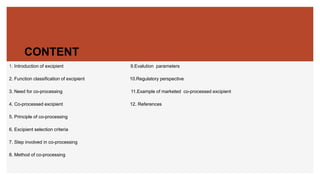 CO–PROCESSED EXCIPIENTS FOR TABLETS.pdf