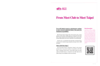 2015 Meet taiipei大會手冊 | PPT