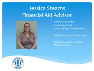 Meet the financial aid staff - Milwaukee Market | PPTX