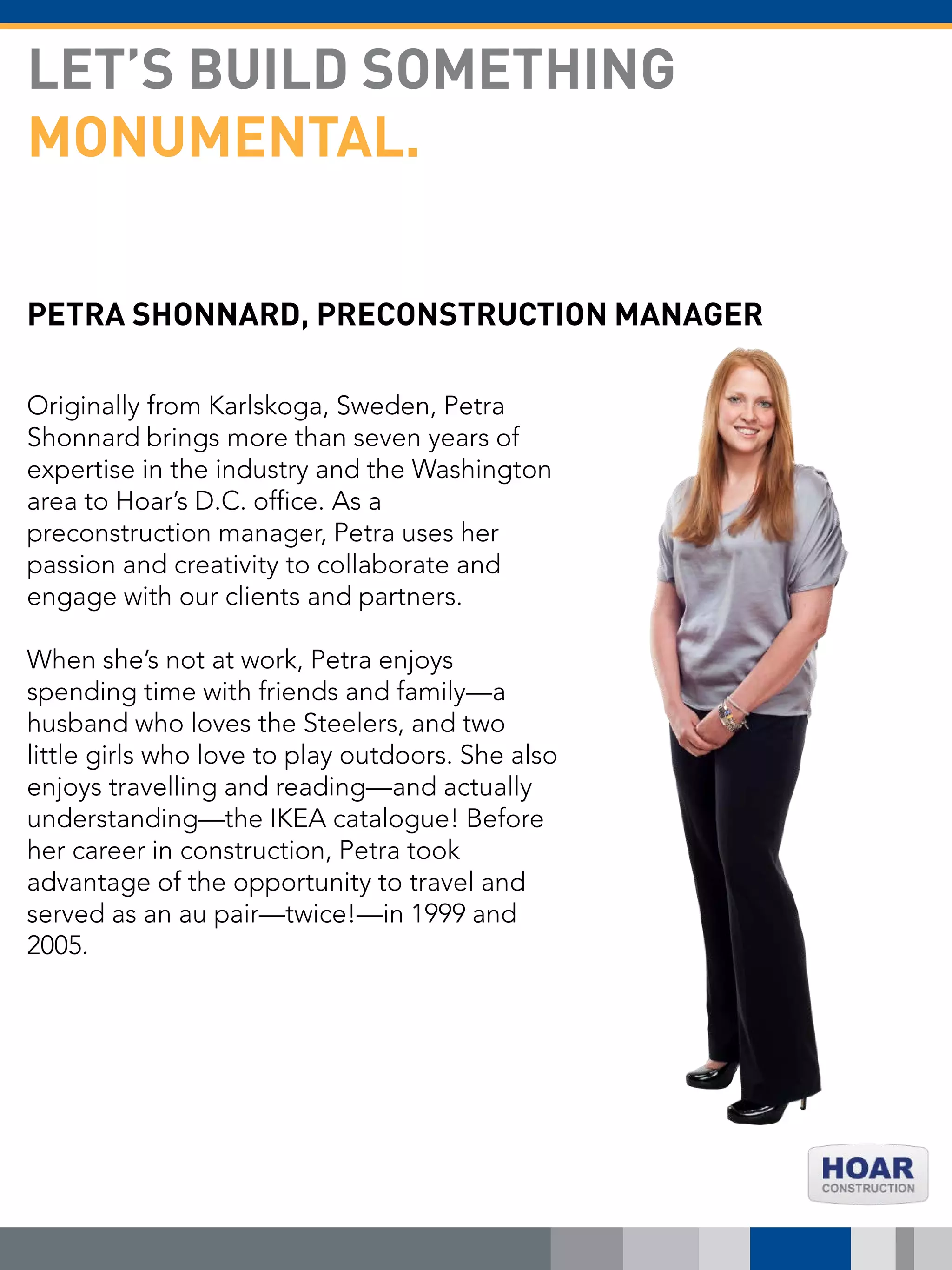 Meet The Hoar Construction Washington, DC Team | PDF