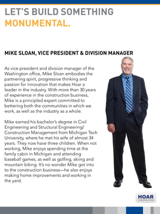 Meet The Hoar Construction Washington, DC Team | PDF
