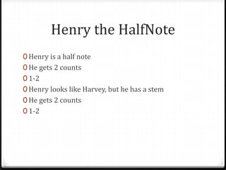 Meet the note family | PPTX | Music | Entertainment