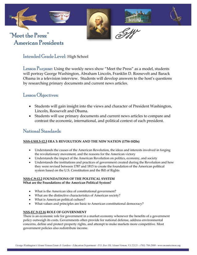 Meet The Press: American Presidents | PDF