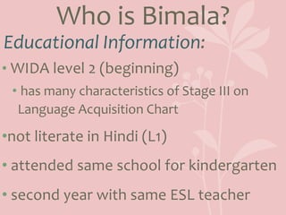 Meet the Student: Bimala | PDF