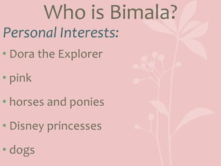 Meet the Student: Bimala | PDF