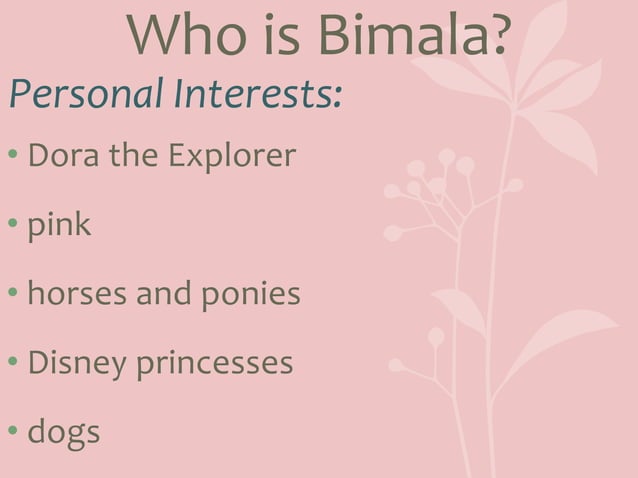 Meet the Student: Bimala | PPT