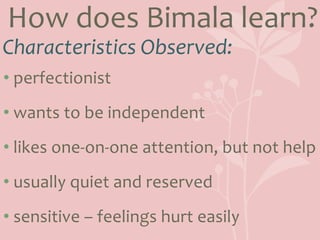 Meet the Student: Bimala | PDF