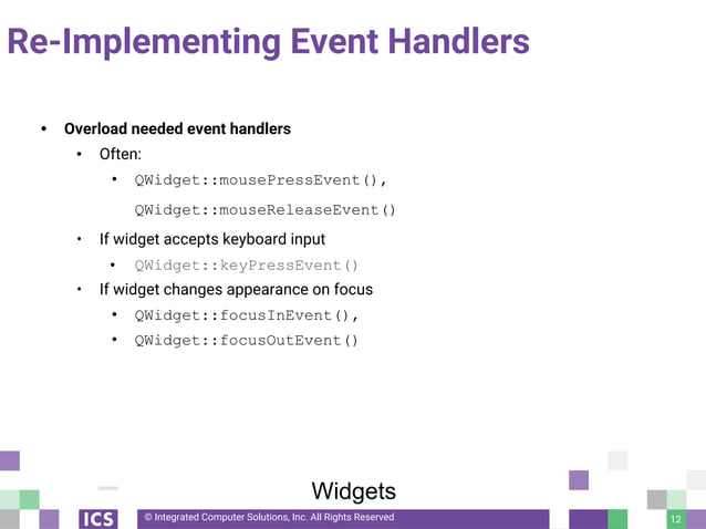 Meet the Widgets: Another Way to Implement UI | PPT Meet the Widgets: Another Way to Implement UI | PPT