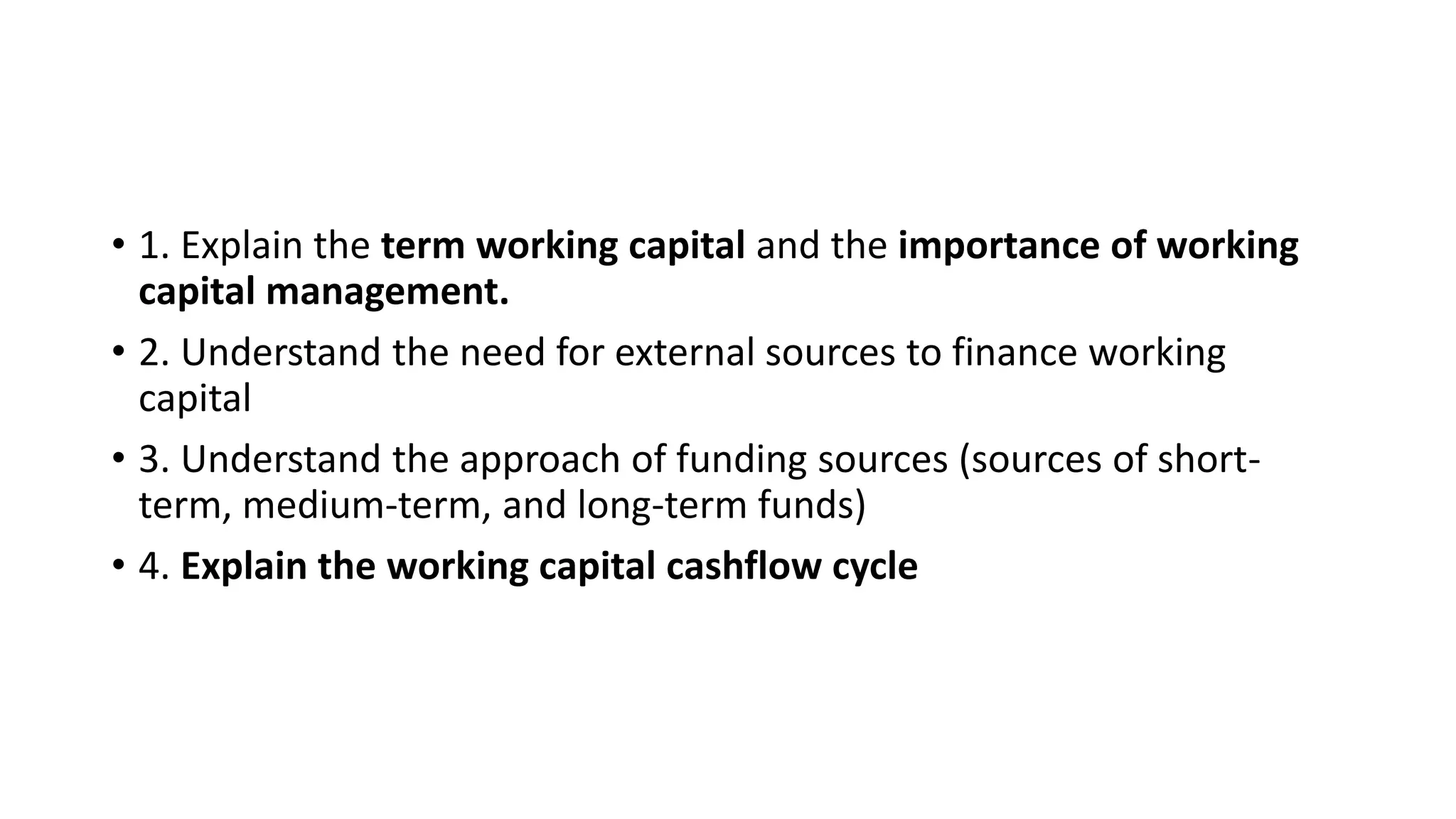 Meeting 2 - Working Capital (Financial Management) | PPTX