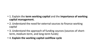Meeting 2 - Working Capital (Financial Management) | PPTX