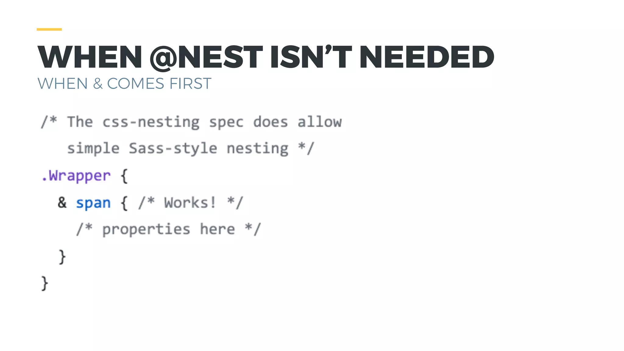 Using The Css Nesting Spec Today Ppt