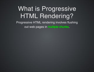 Rediscovering Progressive HTML Rendering with Marko Templates and Node.js
