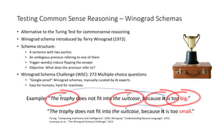 Towads Unsupervised Commonsense Reasoning in AI | PPTX | Artificial Intelligence | Technology ...