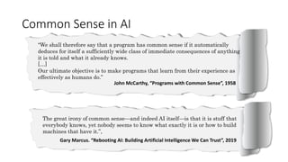 Towads Unsupervised Commonsense Reasoning in AI | PPTX | Artificial Intelligence | Technology ...