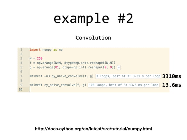 Easily reduce runtimes with cython | PPT