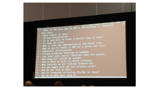 Meetup Aperotech 4 : retour d'expérience Oracle Code One 2019 | PPT