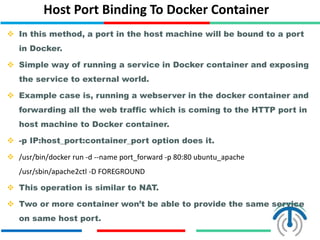 Docker Networking | PPTX | Operating Systems | Computer Software and ...
