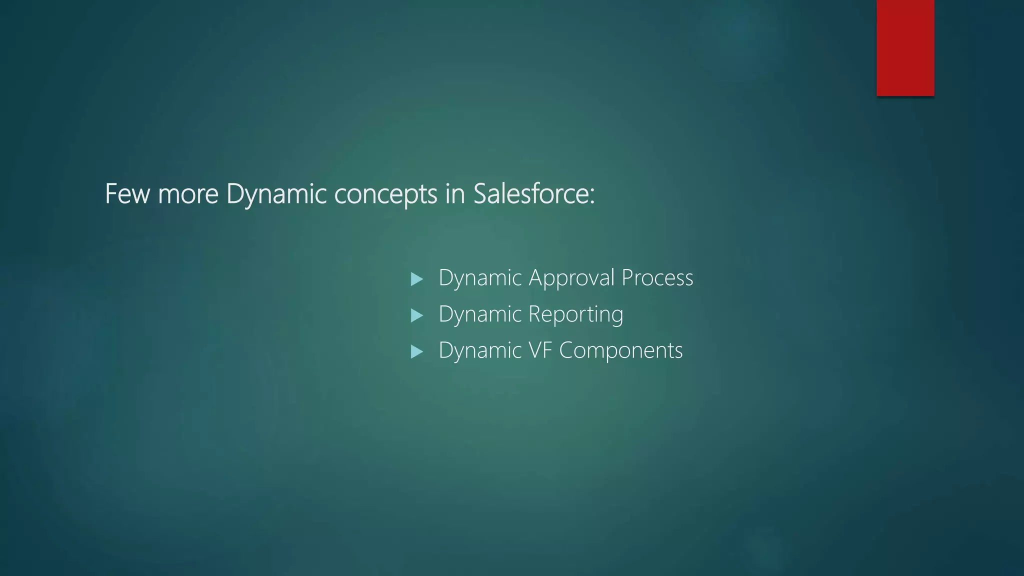 Dynamic visualforce components in Salesforce | PPTX