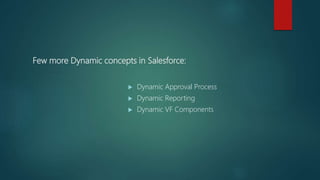 Dynamic visualforce components in Salesforce | PPTX