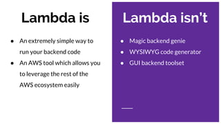 Front End Orlando - AWS Lambda | PPT