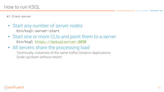 KSQL---Streaming SQL for Apache Kafka | PPT