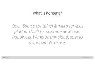WordPressCafe - Deploying WordPress using Kontena | PDF
