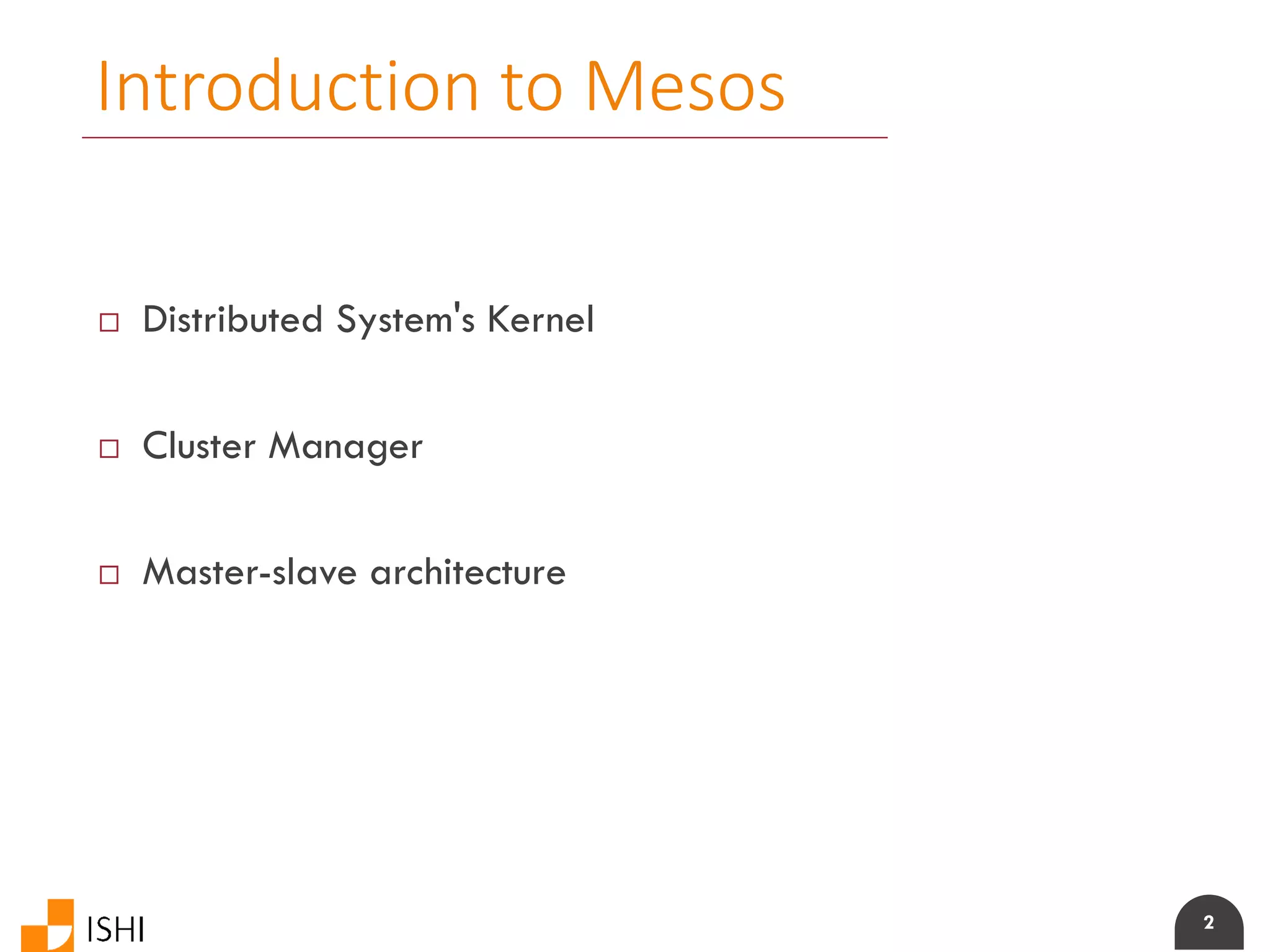 Integrating Docker with Mesos and Marathon | PPT
