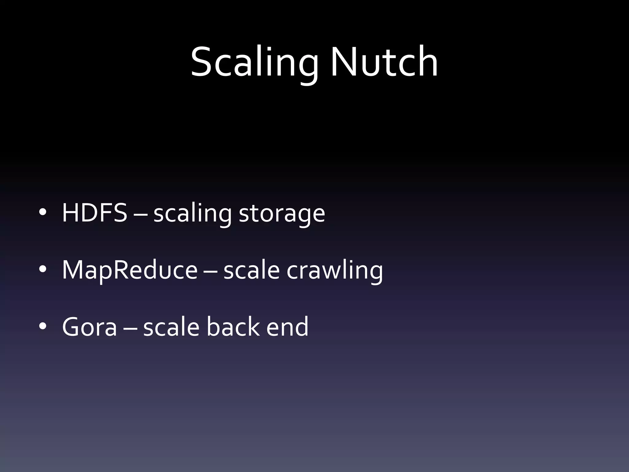 Nutch + Hadoop scaled, for crawling protected web sites (hint: Selenium ...