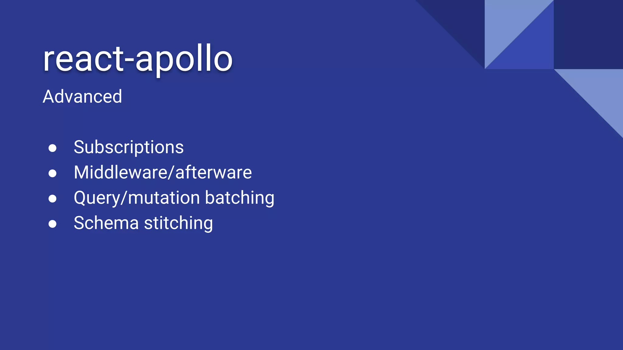 react-apollo | PPT react-apollo | PPT