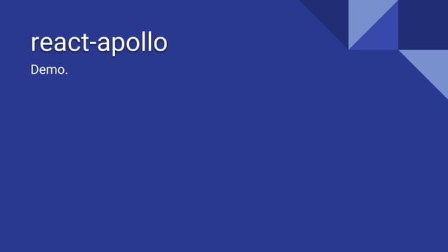 react-apollo | PDF | Web Development | Internet