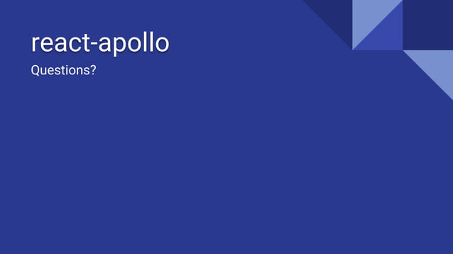 React Apollo Pdf Web Development Internet 6940