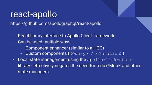 react-apollo | PDF | Web Development | Internet