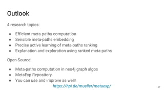 Neo4j MeetUp - Graph Exploration with MetaExp | PPT