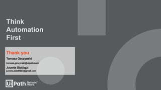 UiPath Community Event - UiPath Action Center and UiPath Apps - human ...