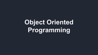 Object-Oriented Programming & Ruby | PPT