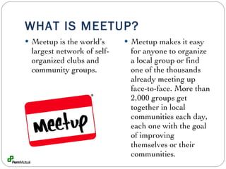 Meet Up for Advisors | PPT