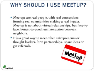 Meet Up for Advisors | PPT