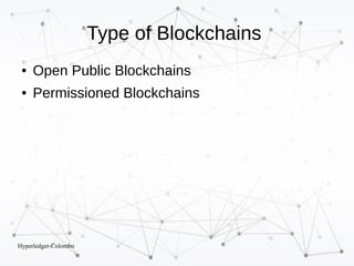 Blockchain-Hyperledger-Colombo | PPT