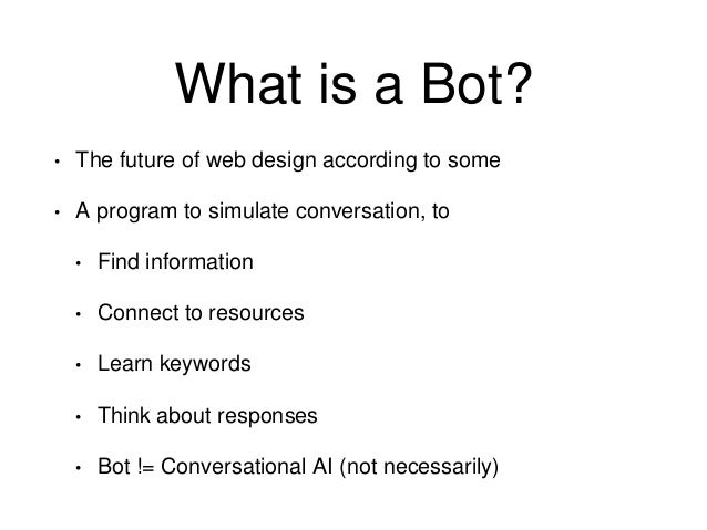 Building bots to automate common developer tasks - Writing your first…