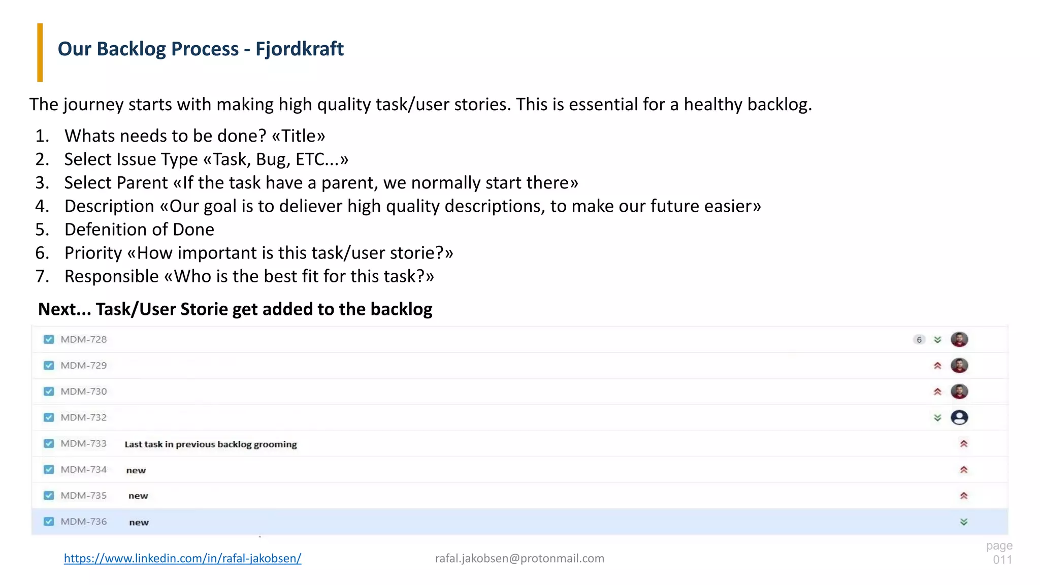 Meetup "How to build and keep your product backlog healthy?" | PPT