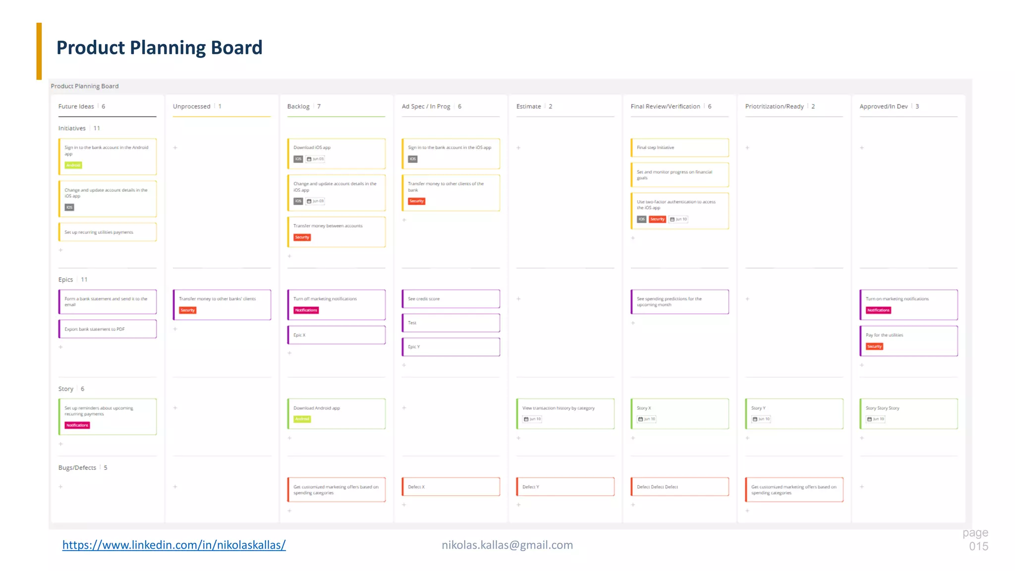 Meetup "How to build and keep your product backlog healthy?" | PPT