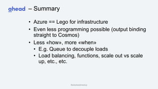 How to build and host an async activity feed in azure | PPT