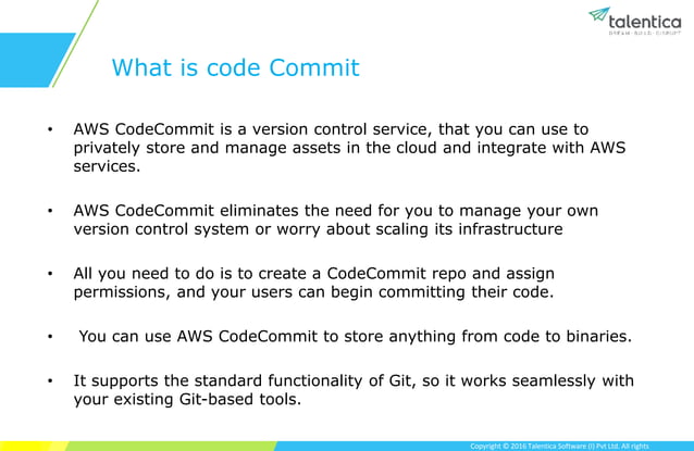 CI/CD with AWS Code Services | PPTX | Cloud Computing | Internet