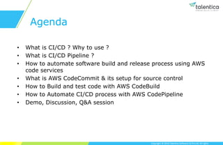 CI/CD with AWS Code Services | PPTX