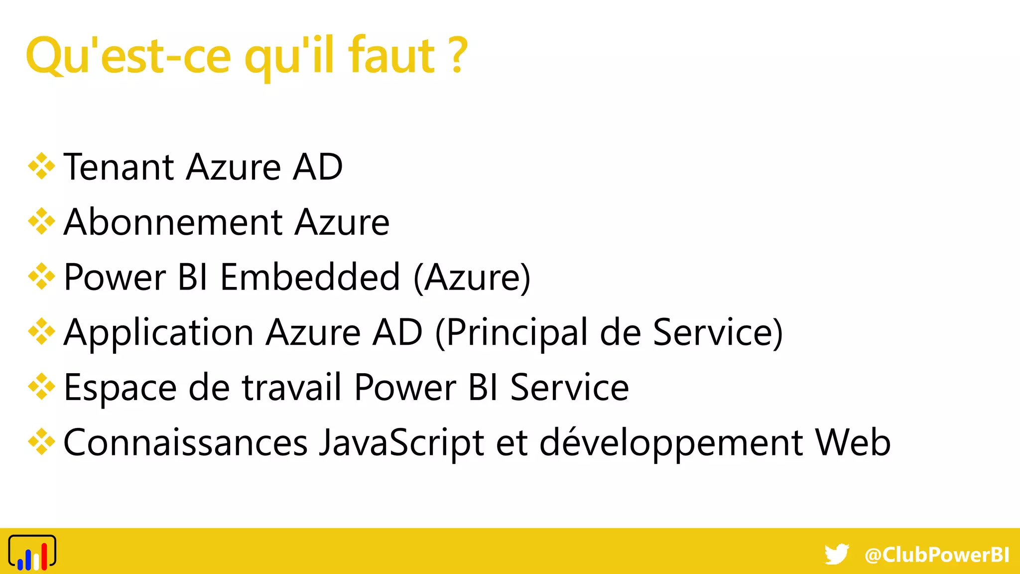 Meetup Club Power BI - Power BI Embedded, mai 2023 | PPT