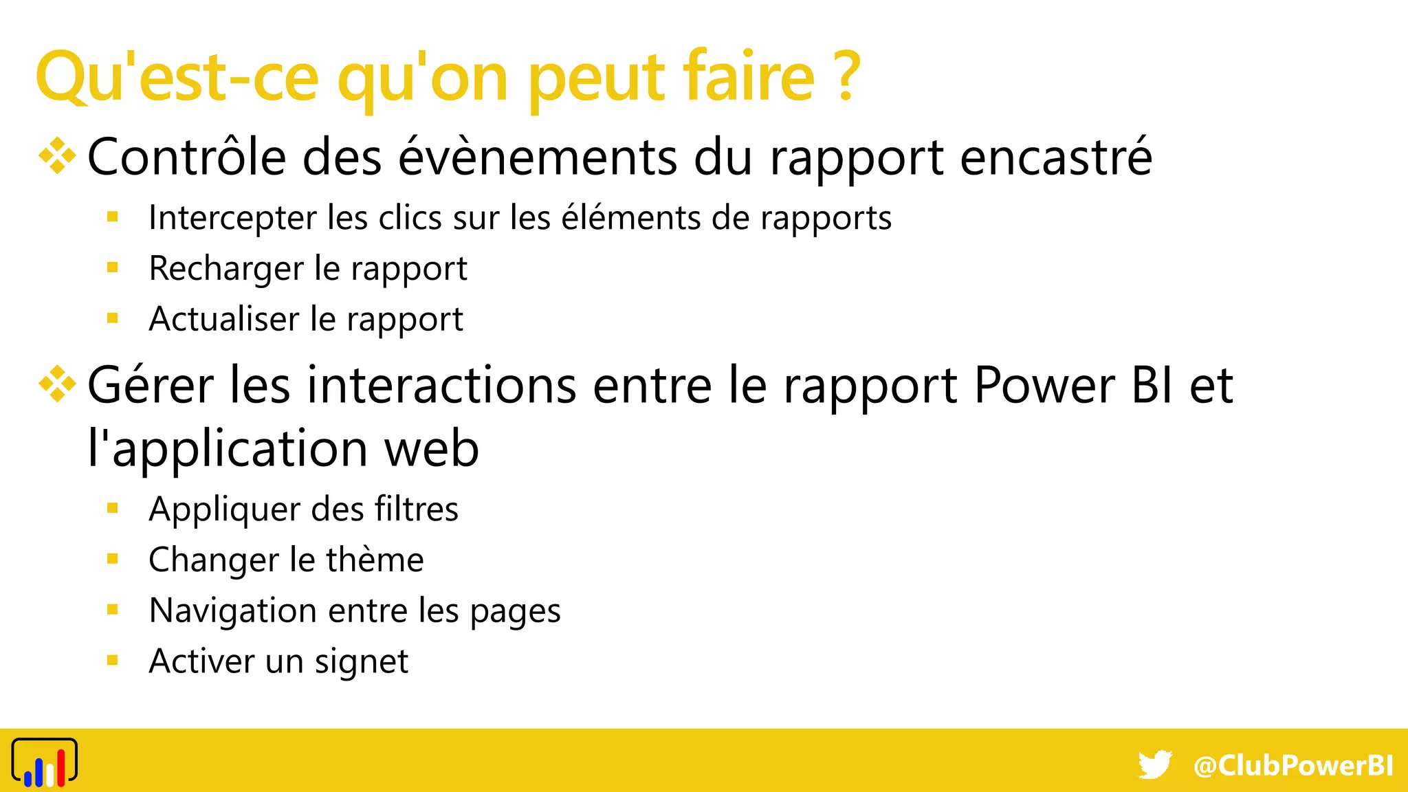 Meetup Club Power BI - Power BI Embedded, mai 2023 | PPT