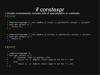 C++17 introduction - Meetup @EtixLabs | PDF | Programming Languages | Computing
