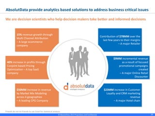 Innovations in Market Mix Modelling | PPTX