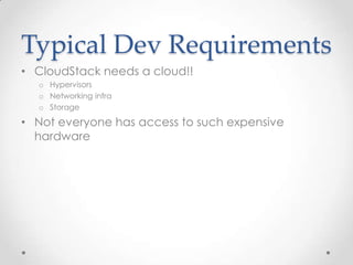 Meetup - DevCloud and CloudStack 4.2 | PPT