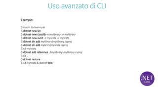 Introduzione a .Net Core | PPTX | Programming Languages | Computing